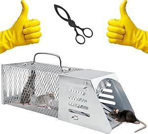 Amazon.com : Humane Mouse Traps No Kill,Combined Automatic Continuous Rat Traps Cage, Extended ...