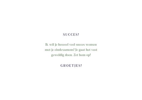 Succes Kaart Kleurrijk Typografisch Kaartje2go