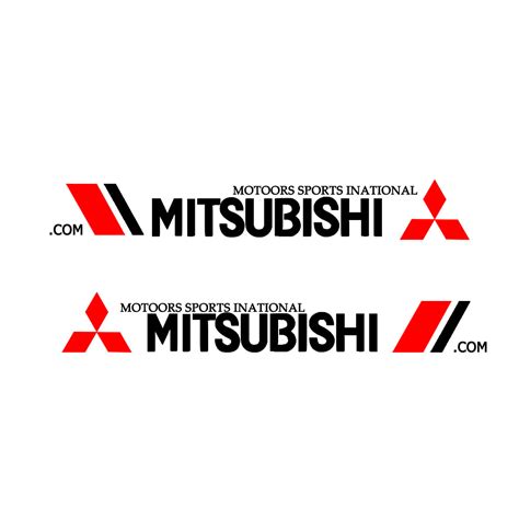 1 Pair Body Side Skirt Waterproof Vinyl Stickers For Mitsubishi Asx Evo