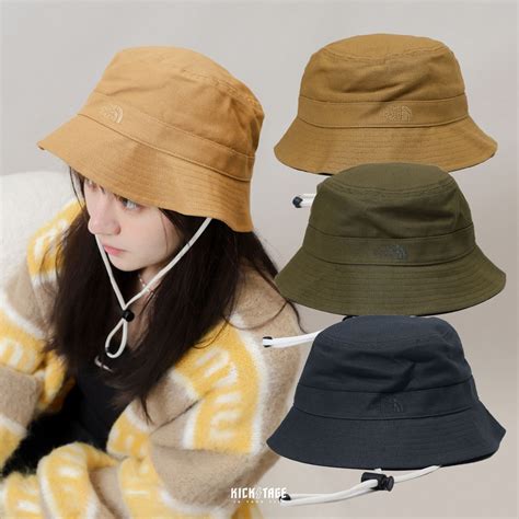 The North Face Mtn Bucket Hat 灰黑 焦糖棕 橄欖綠 刺繡 抽繩 漁夫帽【nf0a3vwx】 蝦皮購物