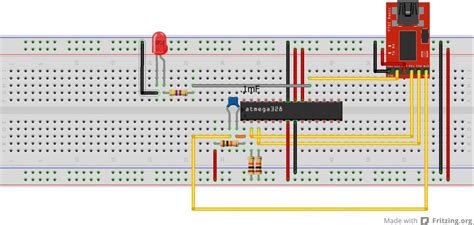 Use The Ftdi Basic Breakout Board To Program An Atmega328p Pu With