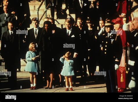 Caroline And Jackie Kennedy Funeral