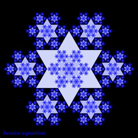 Fun Math Art Pictures Benice Equation Fractal Star Star Fractal