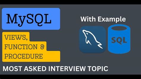 Binary Call On Linkedin Views Function And Procedure In Mysql Sql