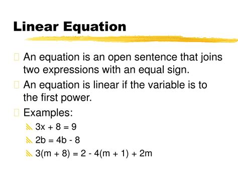 PPT Solving Linear Equations PowerPoint Presentation Free Download ID 570013