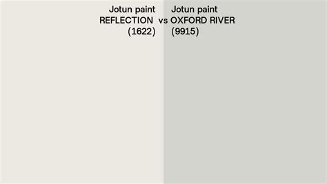 Jotun Paint Reflection Vs Oxford River Side By Side Comparison