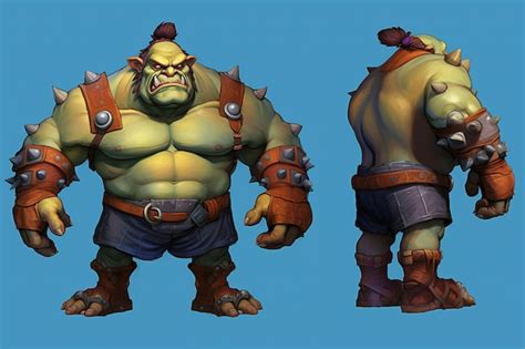 Premium Ai Image A Character From The Game Orc From The Game