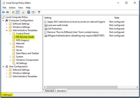 networks and servers windows 10 hardening part i