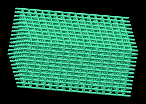 A Sample Of Computer Generated Fractal Cubic And Orthorhombic Networks Download Scientific
