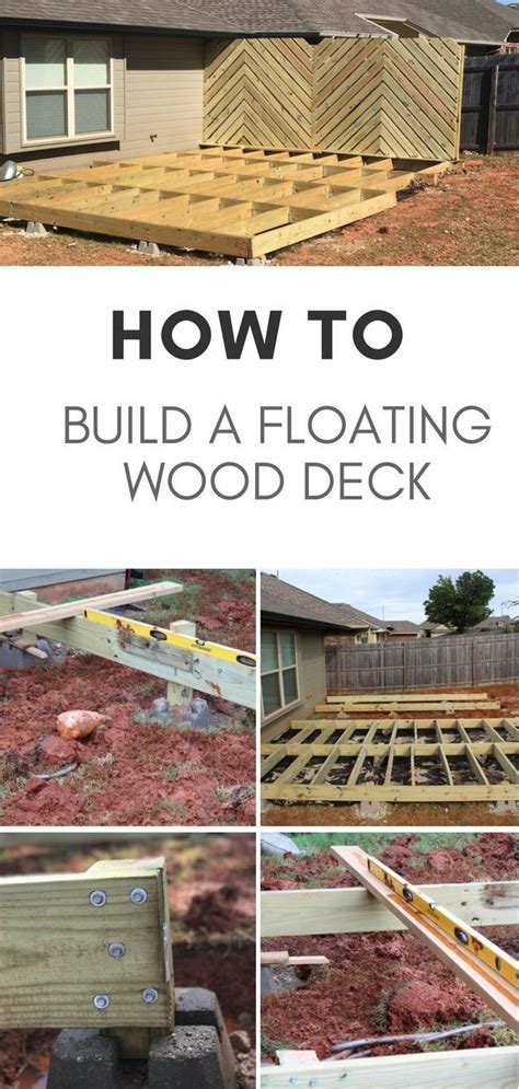 Backyard Makeover Floating Deck Phase 1 Artofit