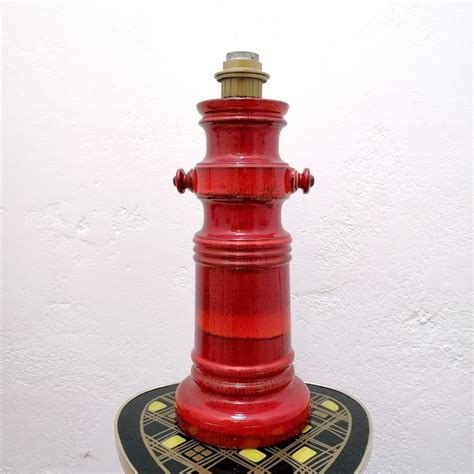 German Pottery Floor Lamp Etsy