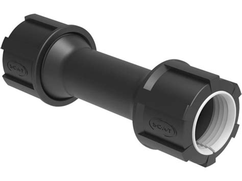 Scat Lab Safety 106427 Straight Connector Sanitary Pipes And Sinks