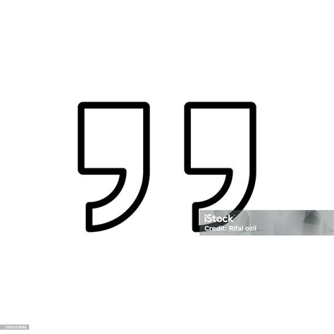 따옴표 아이콘 디자인 벡터 템플릿 그림 기호 및 기호 Eps 10 흰색 배경 0명에 대한 스톡 벡터 아트 및 기타 이미지 0명 개념 검은색 Istock
