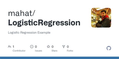 Github Mahatlogisticregression Logistic Regression Example