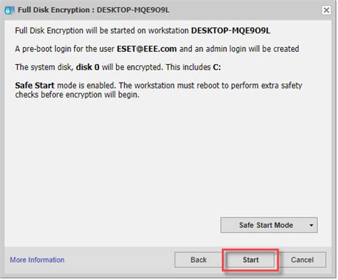 Kb7185 Starting Full Disk Encryption Using The Eset Endpoint