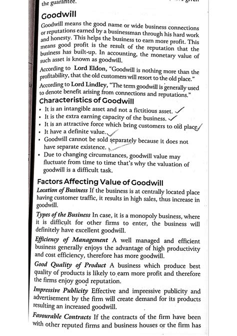 SOLUTION Goodwill Its Types Studypool