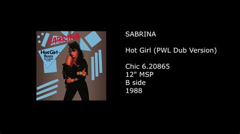 Sabrina Hot Girl Pwl Dub Version 1988 Youtube