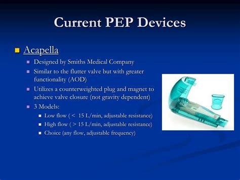 Ppt Positive Expiratory Pressure Therapy Powerpoint Presentation Id