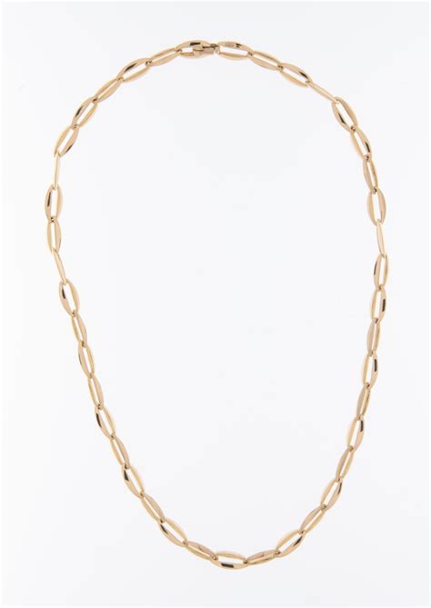 Modern Italian 18kt Yellow Gold Necklace For Sale At 1stdibs
