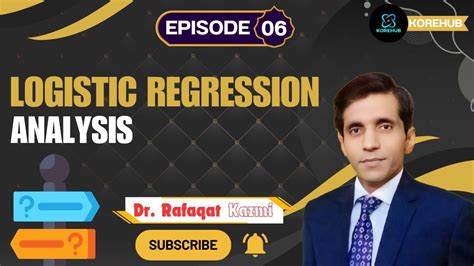 ep 6 logistic regression logistic regression machine learning