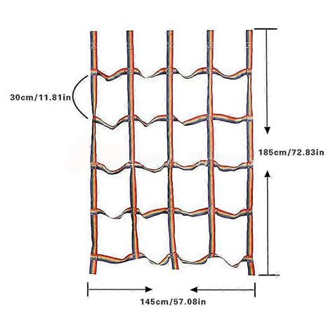 Indoor Outdoor Climbing Net 72 Inches X 57 Inches Playground Freight