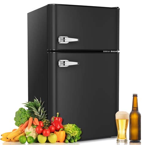 Auseo 31 Cuft 2 Door Mini Dorm Fridge For Officekitchenbedroom Low