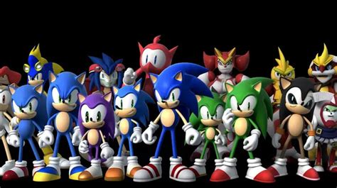 Characters From Sonic The Hedgehog Series Background Pictures Of All
