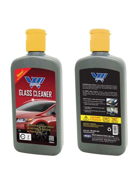 W Series Glass Cleaner 200ml Waxco Auto Care