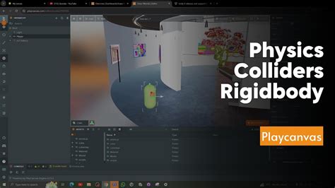 Physics Colliders And Rigidbody On Playcanvas Youtube