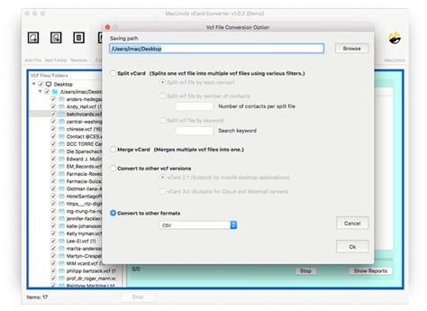 Convert Vcard To Csv Mac Effortlessly In Batches Within Clicks
