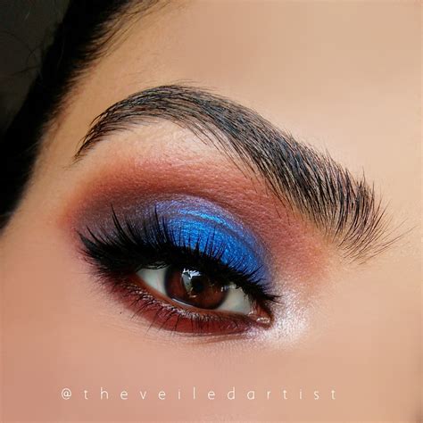 Fourth Of July Inspired Blue And Red Smokey Eyes Tutorialbeginner