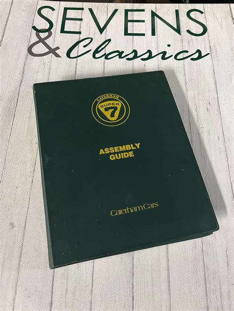 Assembly Guide Used Sevens Classics