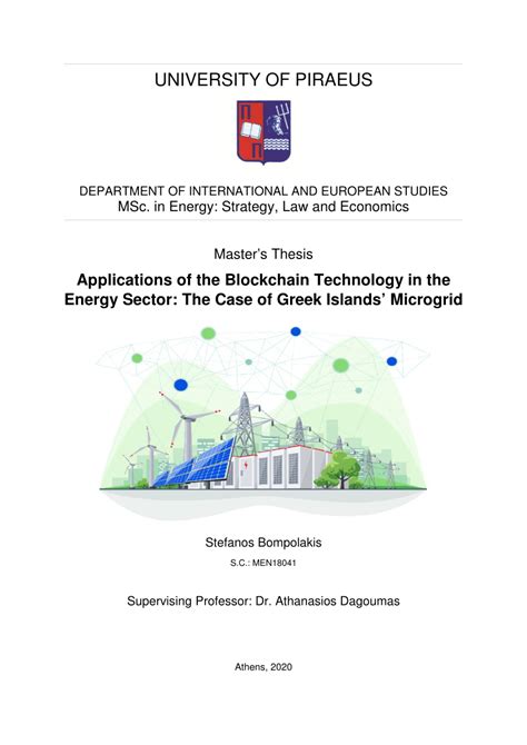 pdf applications of the blockchain technology in the energy sector