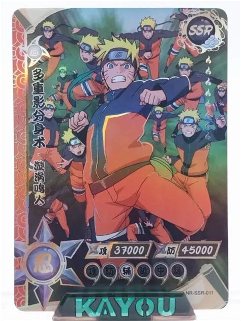 NARUTO UZUMAKI NR SSR Naruto Kayou Super Rare SSR Card Anime TV Show EUR PicClick FR