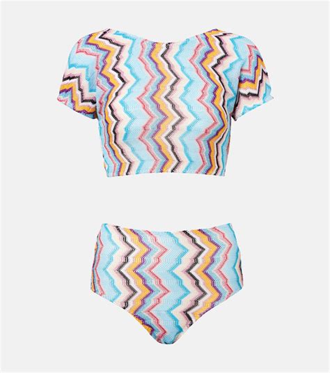 Zig Zag Lam Bikini In Multicoloured Missoni Mytheresa