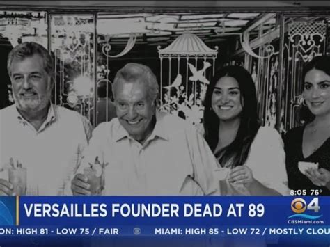 Versailles Restaurant Bakery Founder Felipe A Valls Sr Has Died