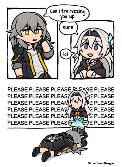 Trailblazer Stelle And Firefly Honkai And 1 More Drawn By