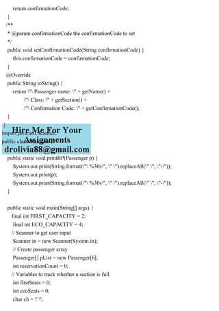 Public Class Passenger Public Static Enum Section Pdf