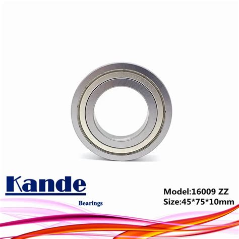 2pcs 16009ZZ 16009ZZ 16009 2Z Thin Section 16009 Bearing 45x75x10mm-in ...