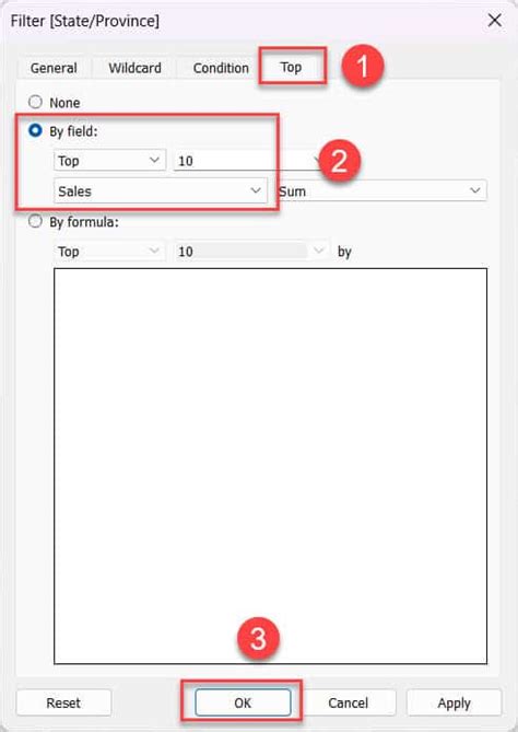 How To Show Top N Results In Tableau Chart