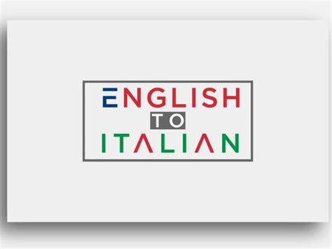 A Flawless Translation From English To Italian Upwork