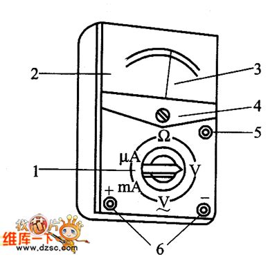 万用表简图 万用表电路图 万用表图片 第12页 大山谷图库