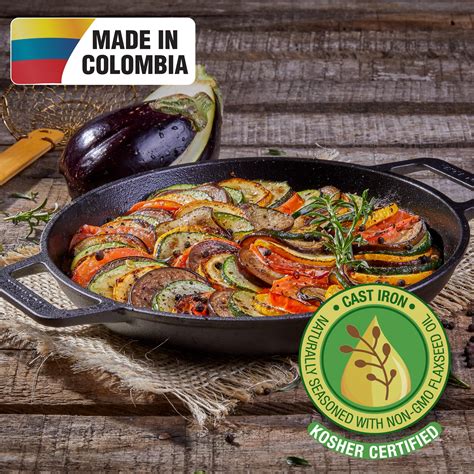 Victoria Cast Iron Round Skillet