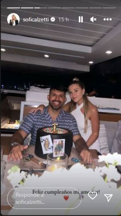 Kun Agüero Festejó Su Cumple En Un Yate A Todo Lujo Y Un Detalle En Su