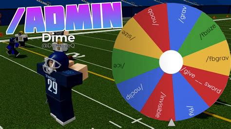 wheel of admin commands in football fusion 2 youtube