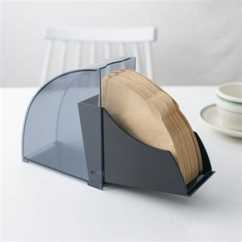 홈버튼 스윙 커피 필터 케이스 원두 여과지 보관함