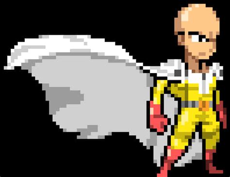 Download Pixel Art One Punch Man Saitama