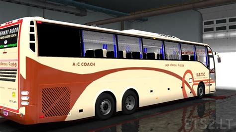 Old Setc Red Tamilnadu Government Bus Skin For Volvo 9700 V1 31 Ets 2