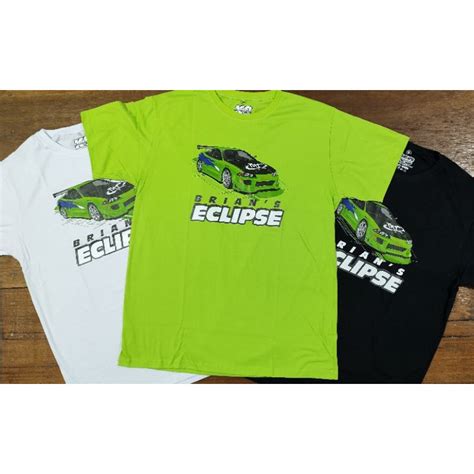 Camiseta Personalizada Velozes E Furiosos Eclipse Brian Shopee Brasil