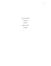 Gerald Lee Tip Tax Total Docx 1 Tip Tax And Total Gerald Lee PRG 211